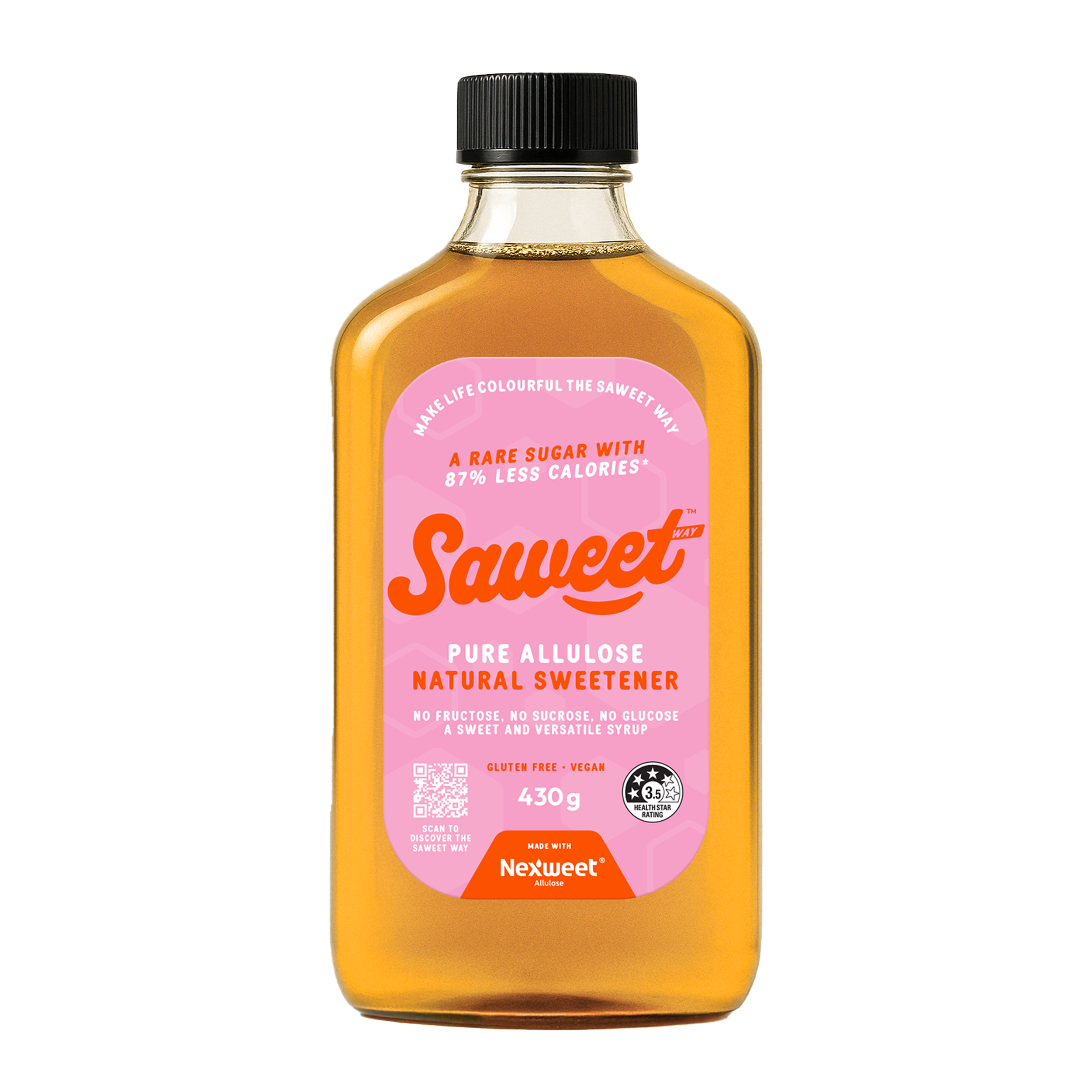 Pure Allulose Syrup 500g | Allulose Sugar FREE Syrup | 87% Less ...